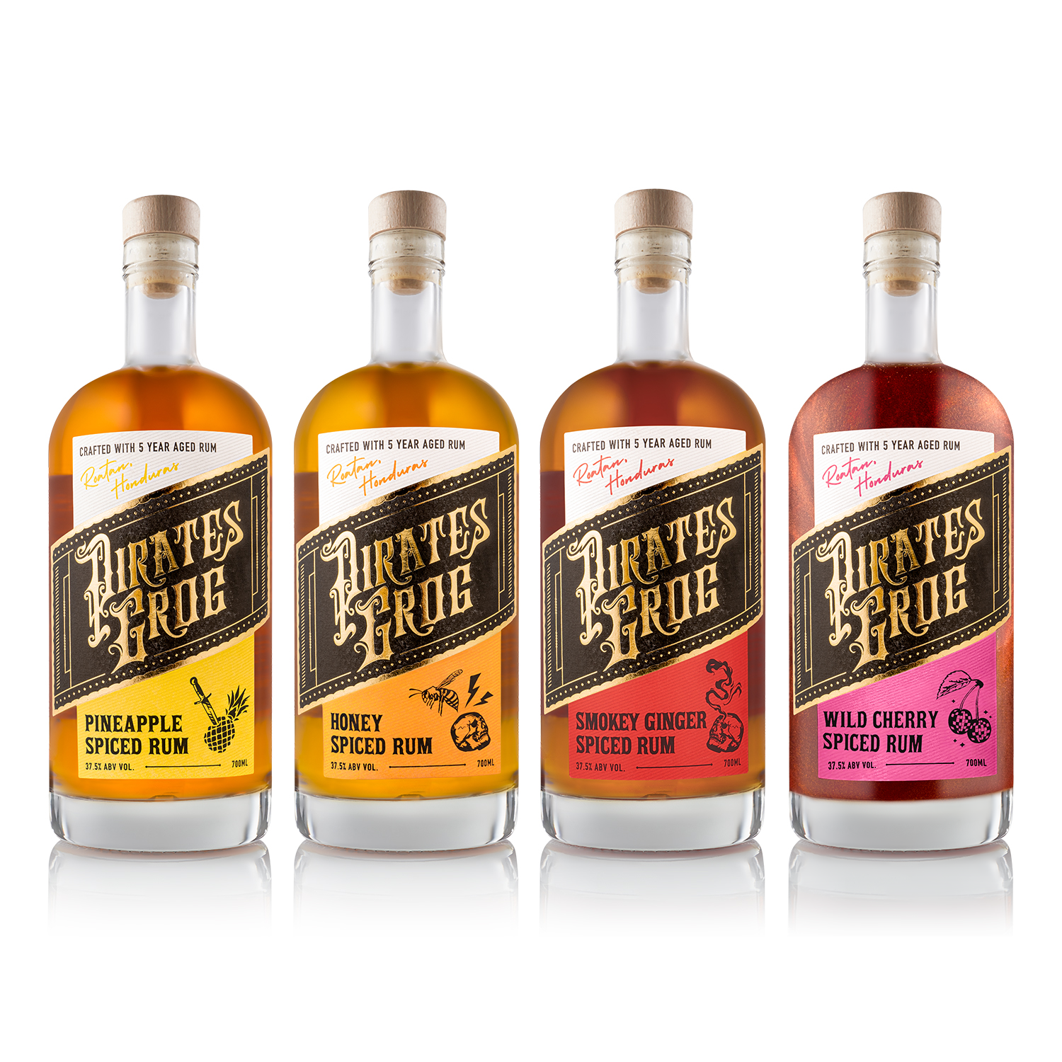 Pirate's Grog - 4 Bottle Tropical Bundle – Pirate's Grog Rum