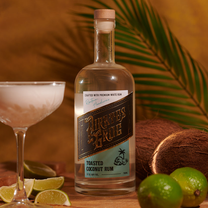 Pirate's Grog Toasted Coconut Rum | Premium Aged Rum – Pirate's Grog Rum