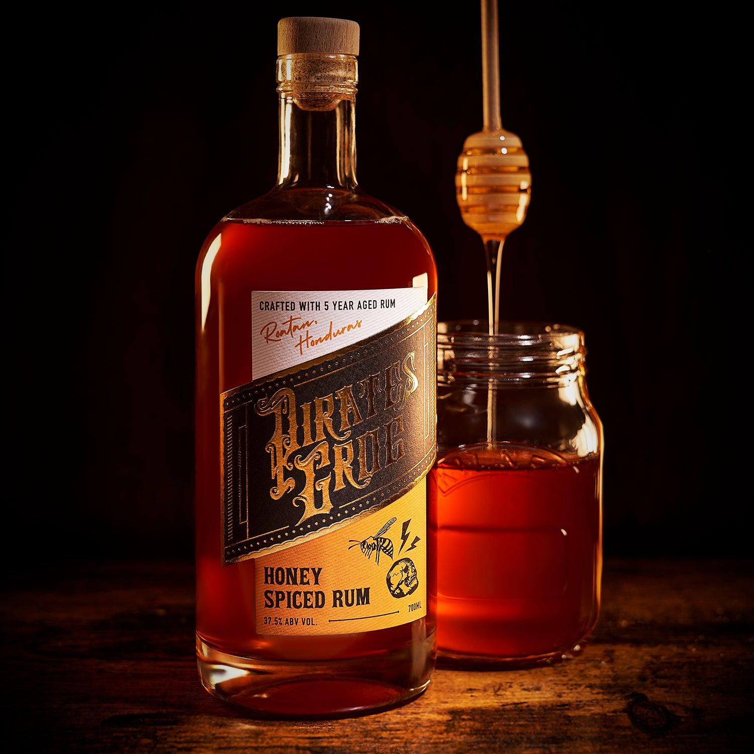 Pirate's Grog Honey Spiced Rum | Premium Aged Rum – Pirate's Grog Rum